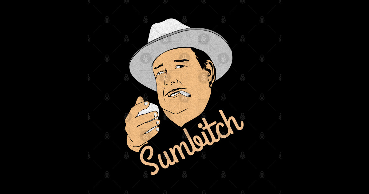Sumbitch Sheriff 80s - Sumbitch - Sticker | TeePublic