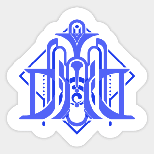 Genshin Impact Fontaine Emblem Stickers for Sale | TeePublic