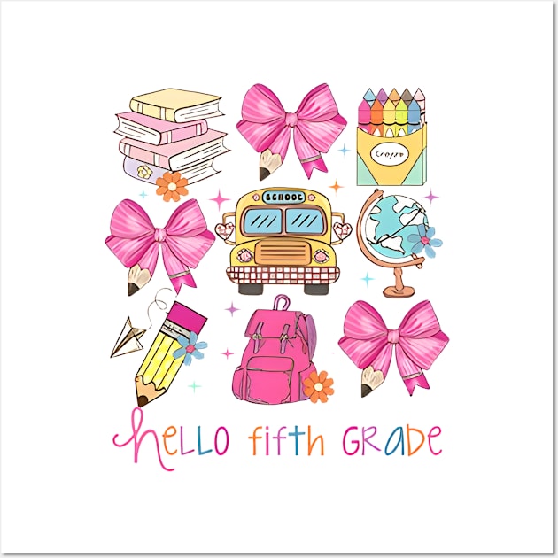 Back to School Coquette Bundle, School Bus, Books, Globe, Flowers, Girl ...