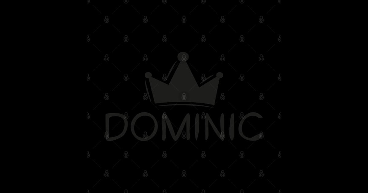 Dominic name, Sticker design. - Dominic - Sticker | TeePublic