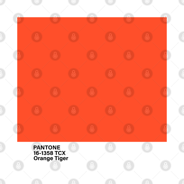 PANTONE 16-1358 TCX Orange Tiger, orange color - Pantone 16 1358 Tcx ...