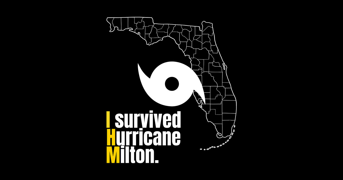 Hurricane milton - Hurricane Milton - Sticker | TeePublic