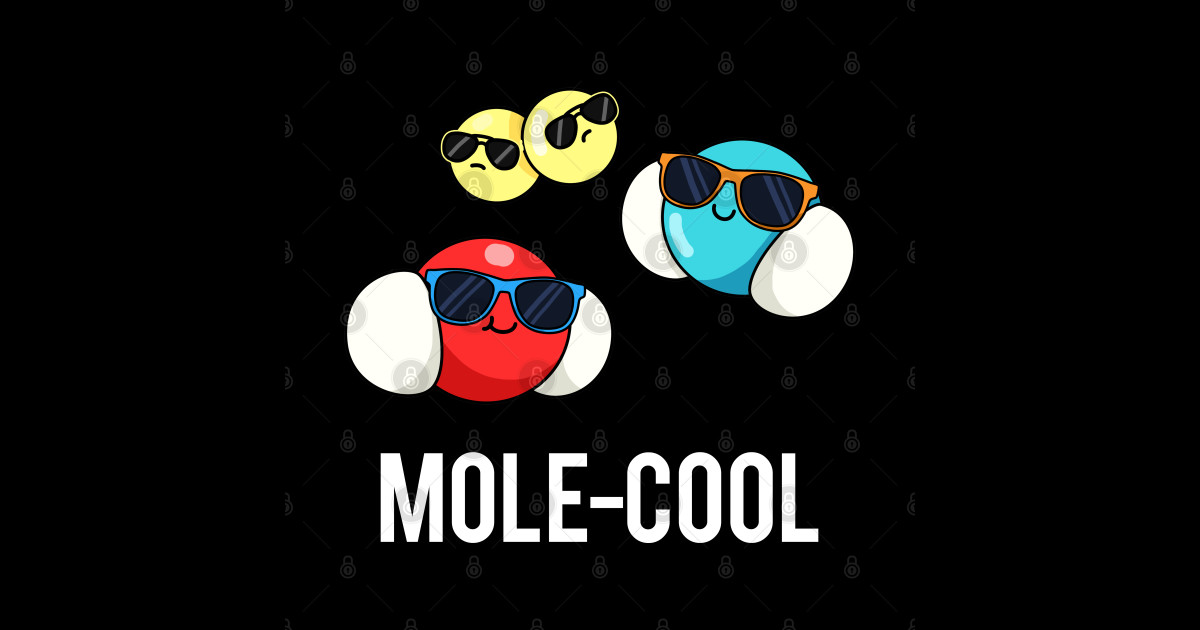 Molecool Cute Molecule Science Pun - Molecule Puns - Posters and Art ...