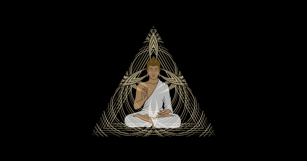 Buddha in the Energy Pyramid - Buddha Energy Pyramid - Posters and Art ...