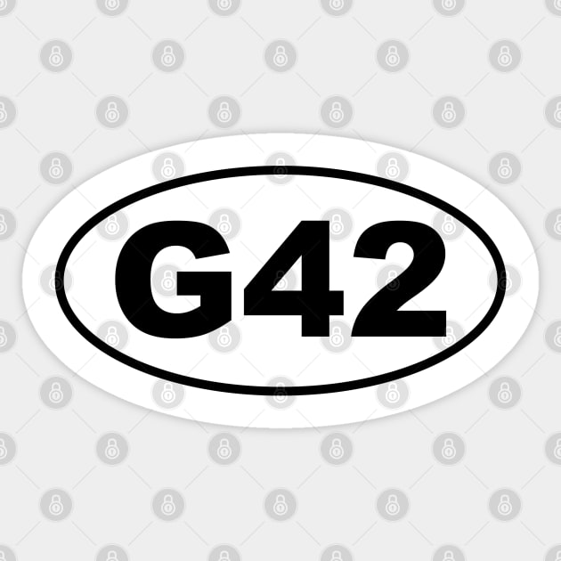 G42 - 2 Series Chassis Code Marathon Style - M2 - Sticker | TeePublic