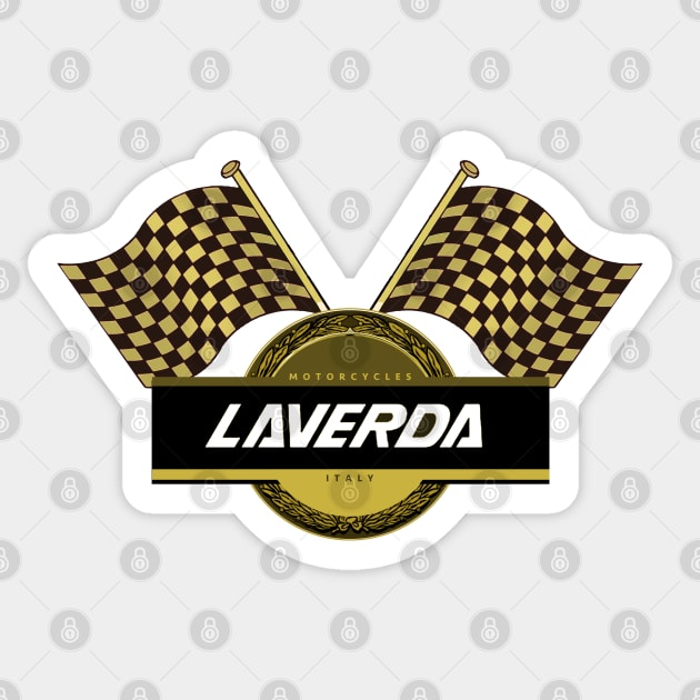Laverda Flag - Laverda - Sticker | TeePublic