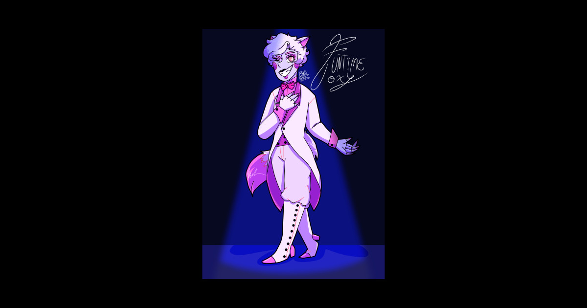 Funtime Foxy Gijinka - Fnaf - Sticker | TeePublic