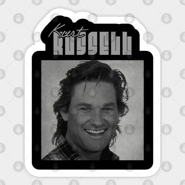 Kurt Russell - Kurt Russell - Sticker | TeePublic