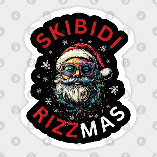 Skibidi Rizzmas Long Sleeve - Skibidi Rizzmas Long Sleeve - Sticker ...