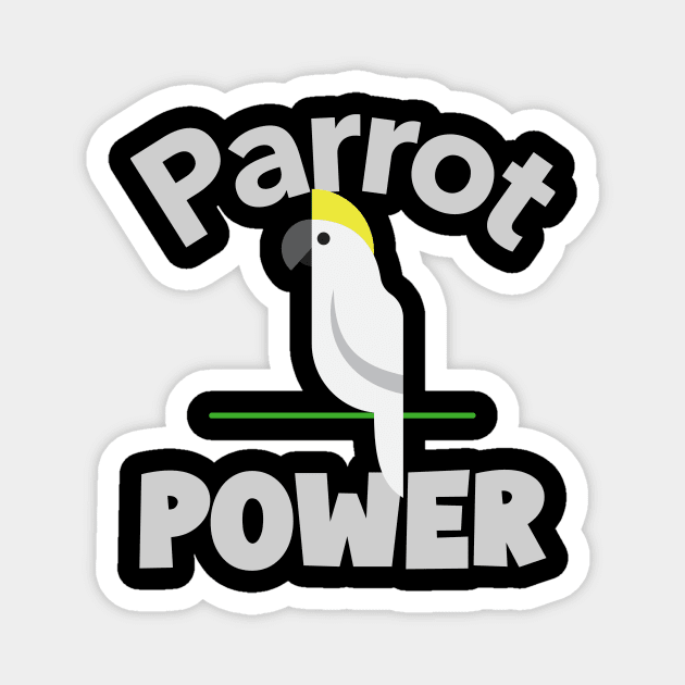 Parrot Power Cockatoo Bird, Love for birds, Inspirational Quote ...