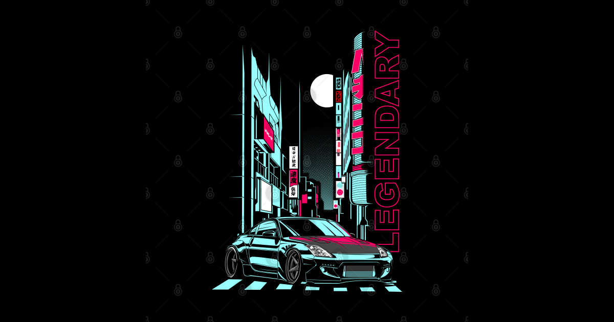 Tokio 350Z Fairlady JDM Tuning 90s Car - 350z - Sticker | TeePublic