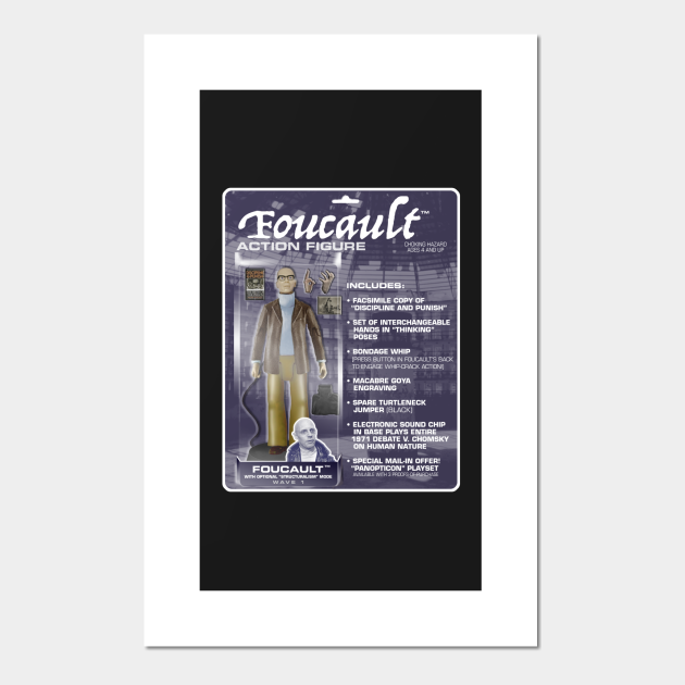 Foucault Action Figure - Foucault - Posters and Art Prints | TeePublic