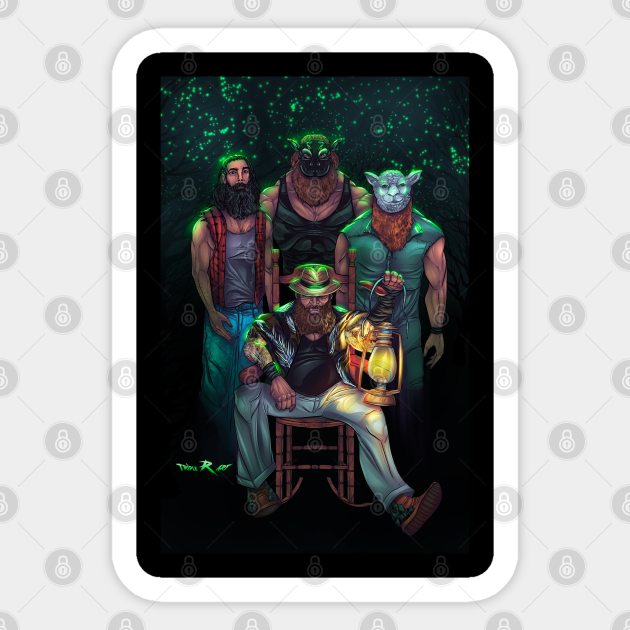 The Fiend Family - Bray Wyatt - Sticker | TeePublic