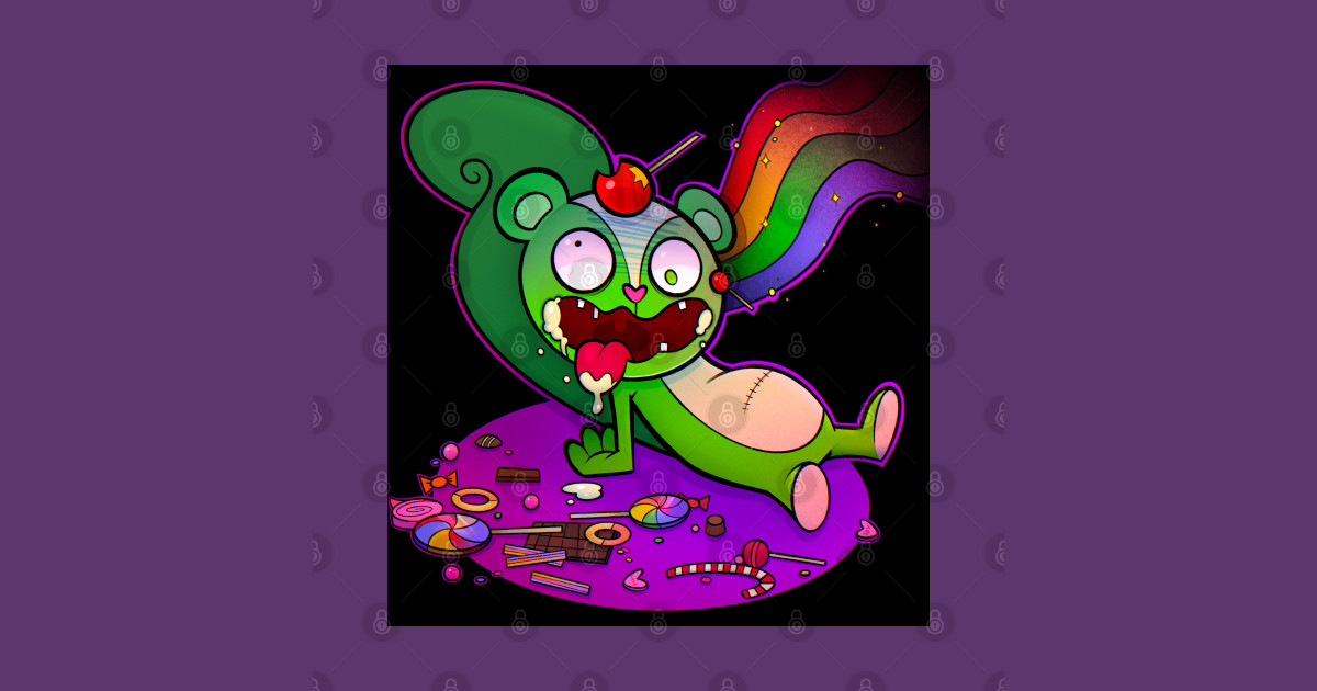 NUTTY - Happy Tree Friends - Sticker | TeePublic