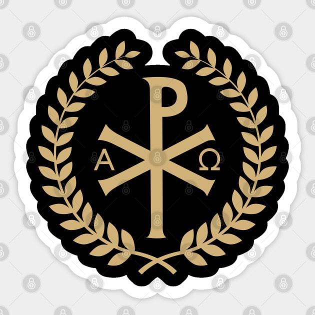 Labarum - Chi Rho - Roman Imperial Standard - Chi Rho - Sticker | TeePublic