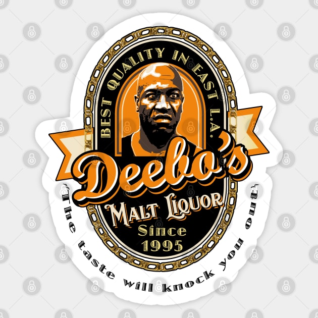 Deebo's Malt Liquor Label Lts - Deebo Friday - Sticker | TeePublic