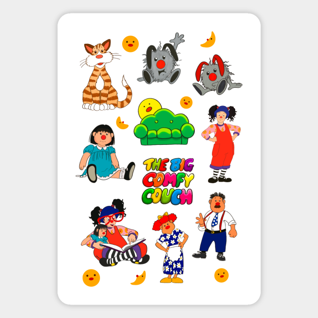 Molly Big Comfy Couch 90s tv show cartoon nostalgia - 90s Tv - Magnet ...