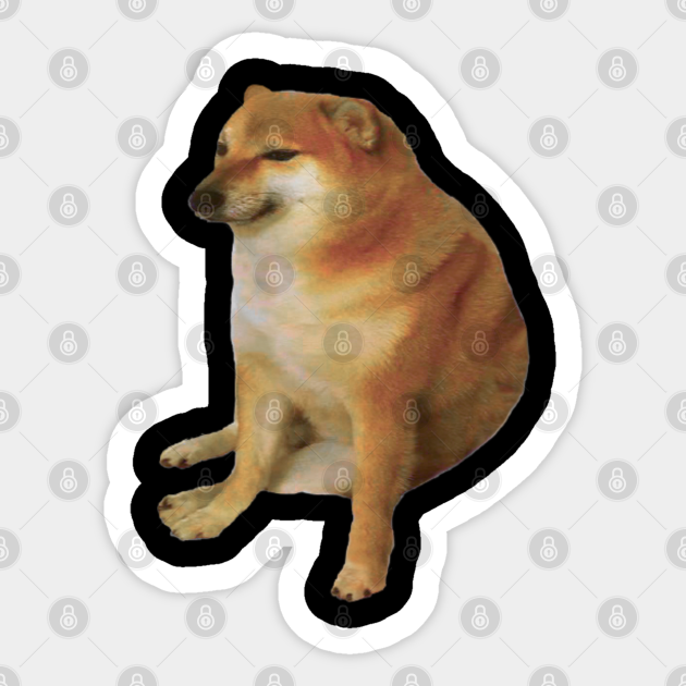 Cheems - Cheems - Sticker | TeePublic