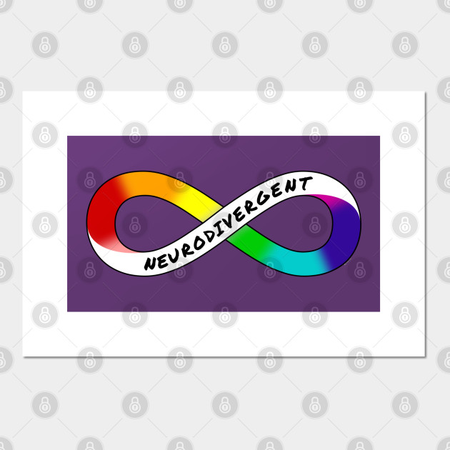 Neurodivergent - Rainbow Infinity Symbol for Neurodiversity Actually ...