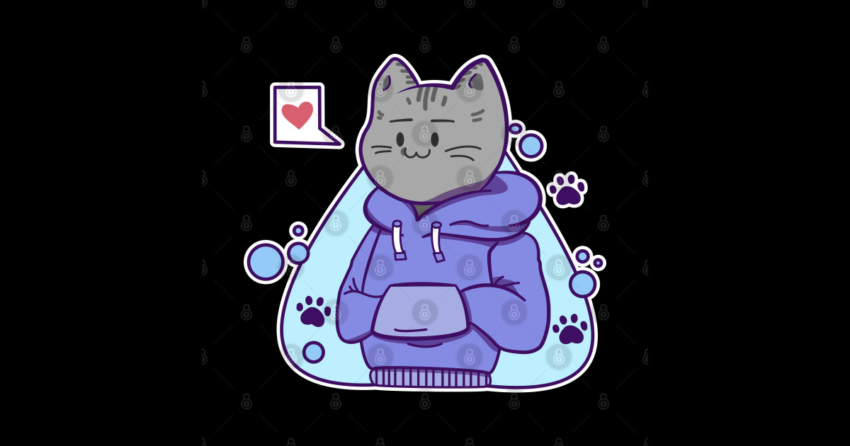 cute catboy - Catboy - Sticker | TeePublic