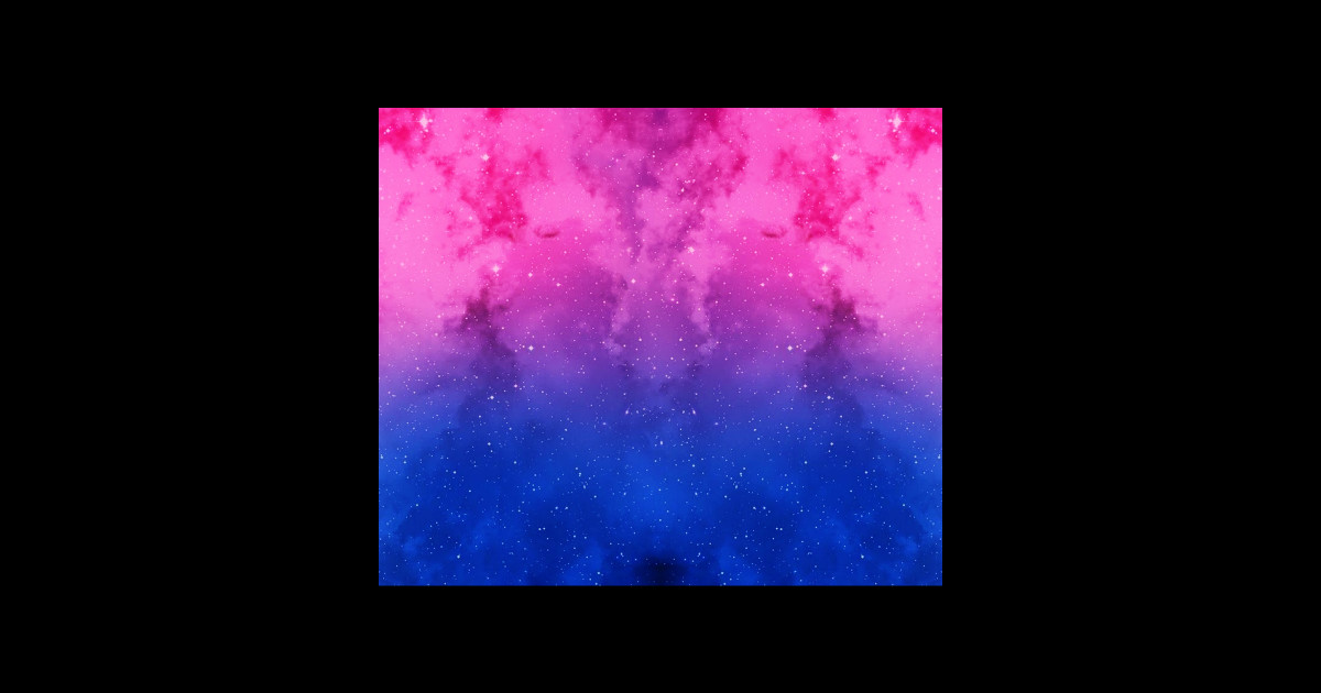 Bisexual Gradient Galaxy - Pride - Sticker | TeePublic
