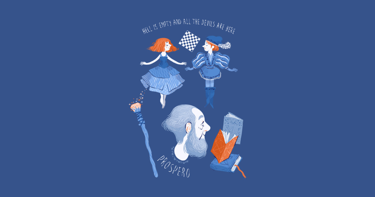 Shakespearean pattern -the Tempest - Tempest - T-Shirt | TeePublic