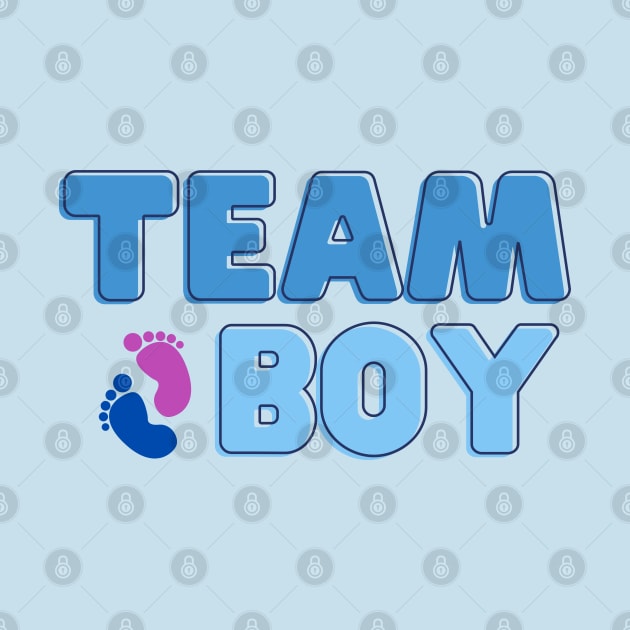 Team boy, Baby Gender Reveal Party - Gender Reveal Party - T-Shirt ...