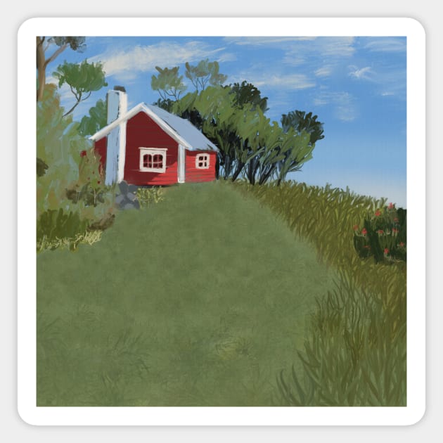 Country house - Rustic - Sticker | TeePublic