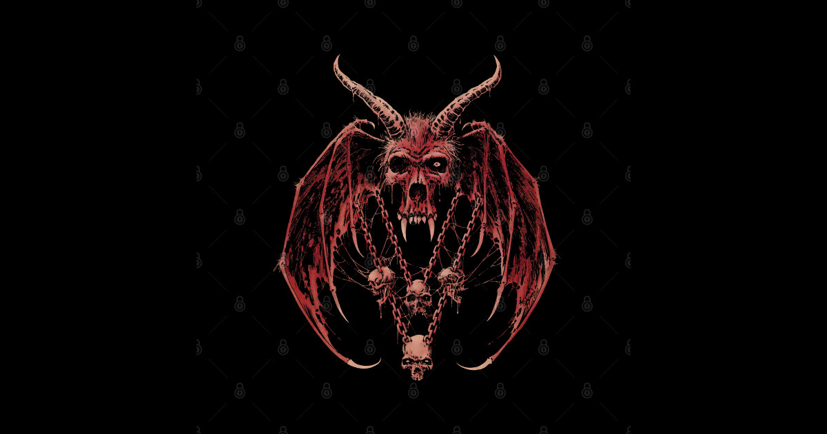 Demon Bling v2 - Horror - T-Shirt | TeePublic