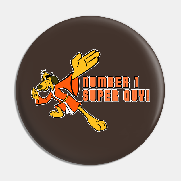 Hong Kong Phooey Number One Super Guy - Hong Kong Phooey - Pin | TeePublic