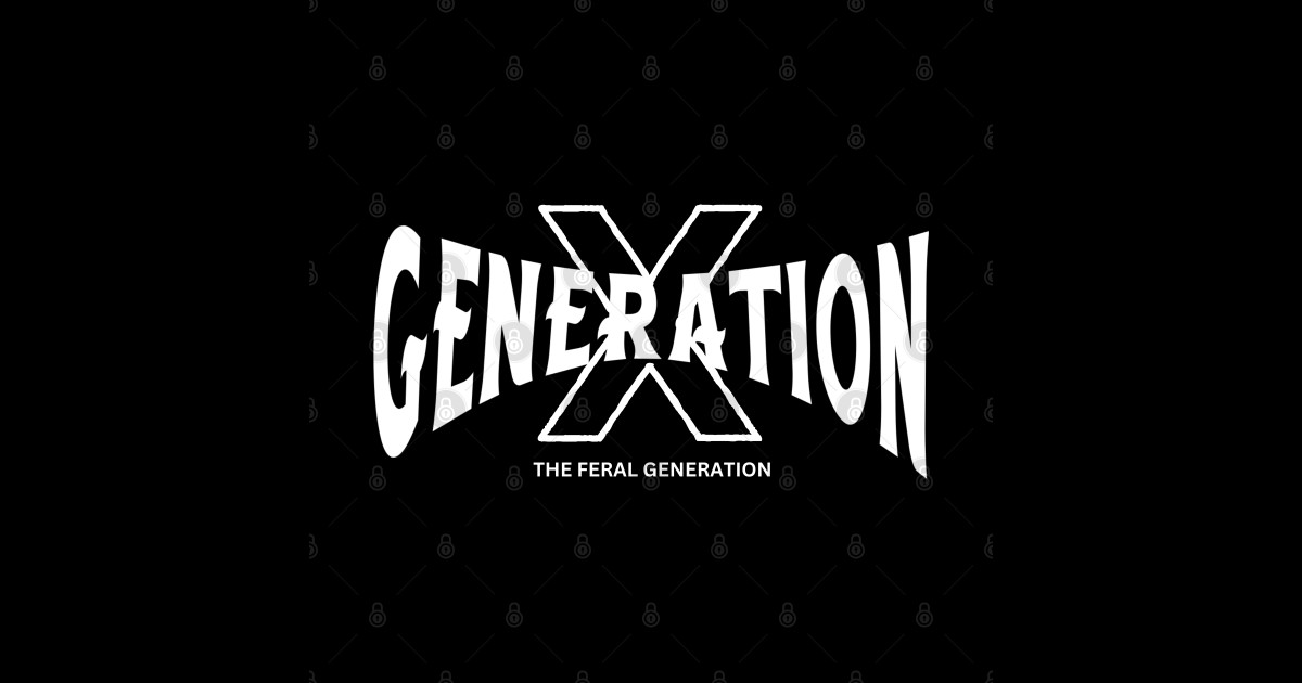 Generation X The Feral Generation - Generation X - Sticker | TeePublic