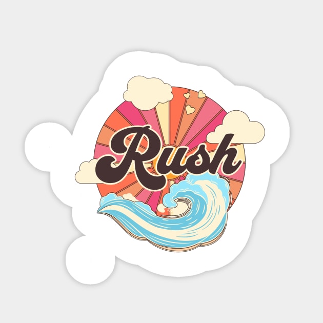 Rush Ocean Summer - Rush - Sticker | TeePublic