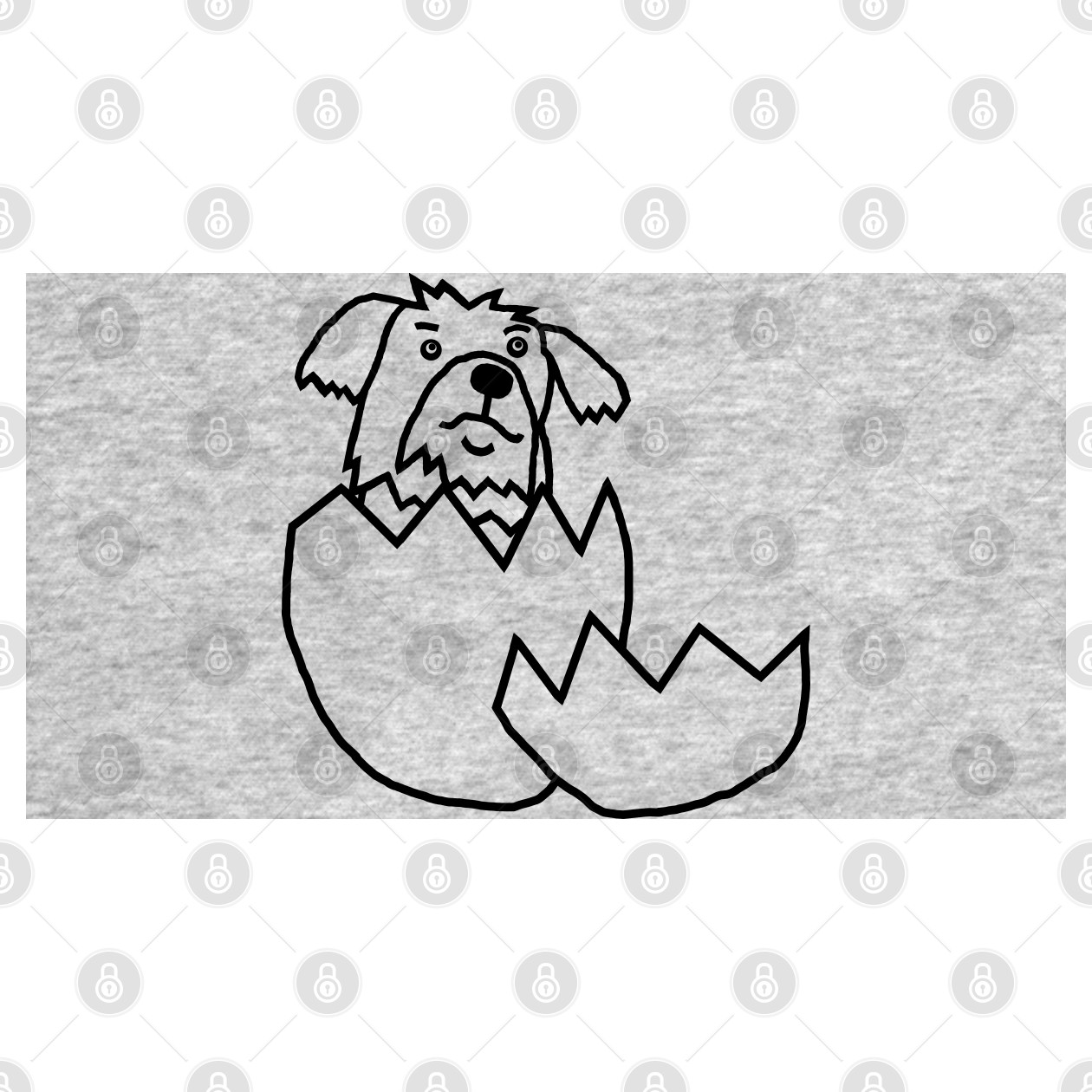 Cute Dog Hatching from Egg - Easter - T-Shirt | TeePublic