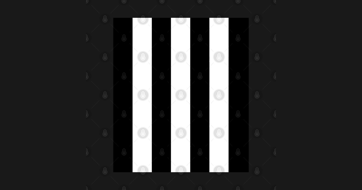 Newcastle Stripes - Nufc - T-Shirt | TeePublic