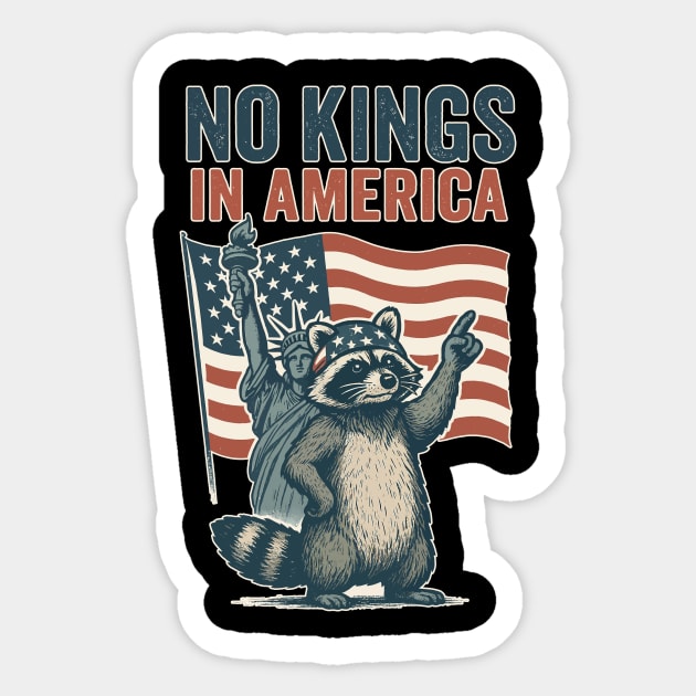 no kings in america - No Kings In America - Sticker | TeePublic