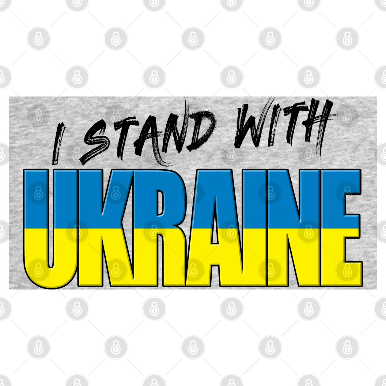 I Stand with Ukraine - Ukraine Support - T-Shirt | TeePublic