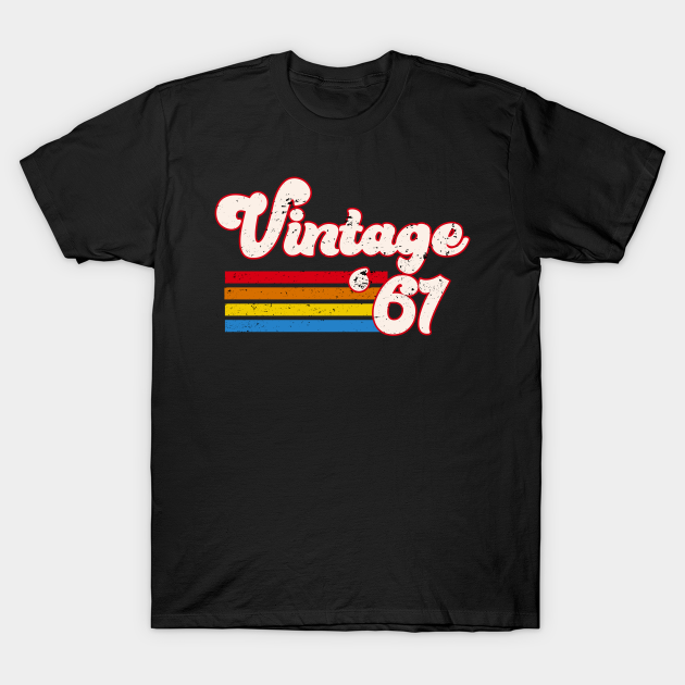 Vintage 1961 Birthday Shirt Retro '61 Birthday Shirt Shirt - Birthday ...