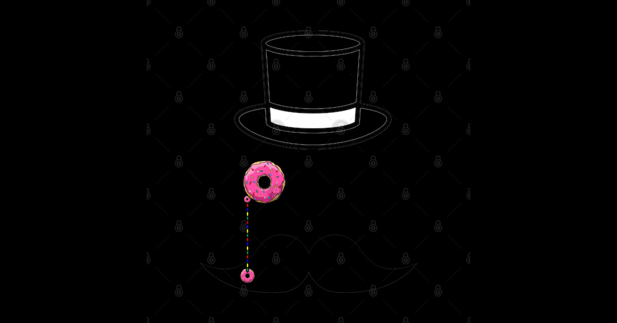 Donut Monocle - Monocle - Sticker | TeePublic