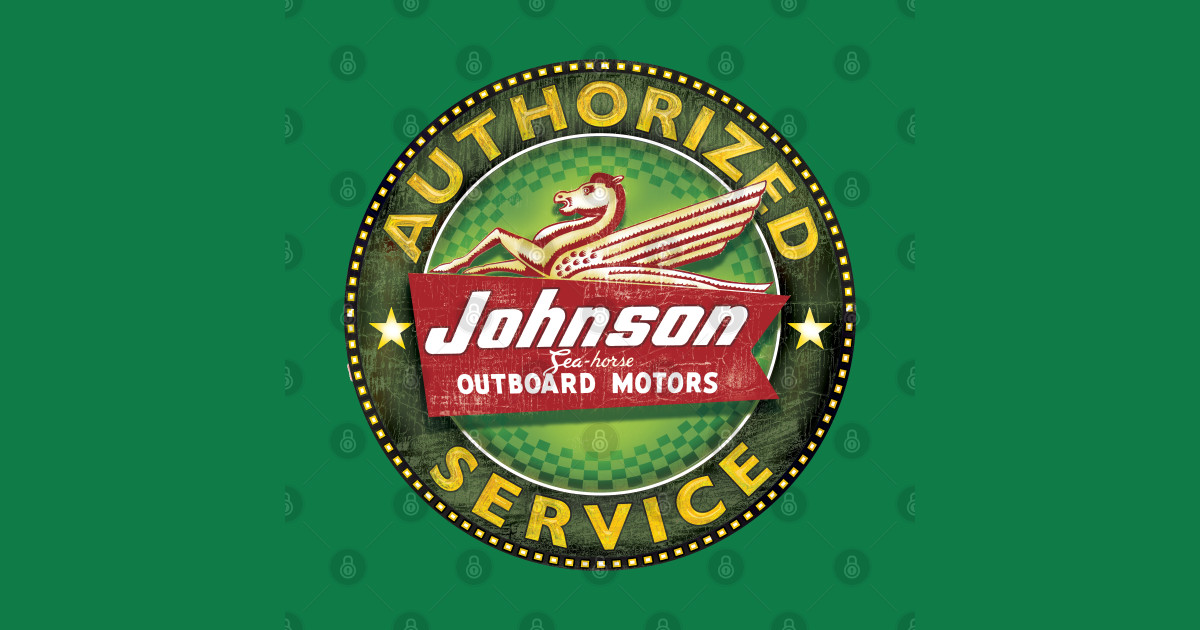 Johnson Seahorse Vintage Outboard Motors - Johnson Outboards - Tapestry ...