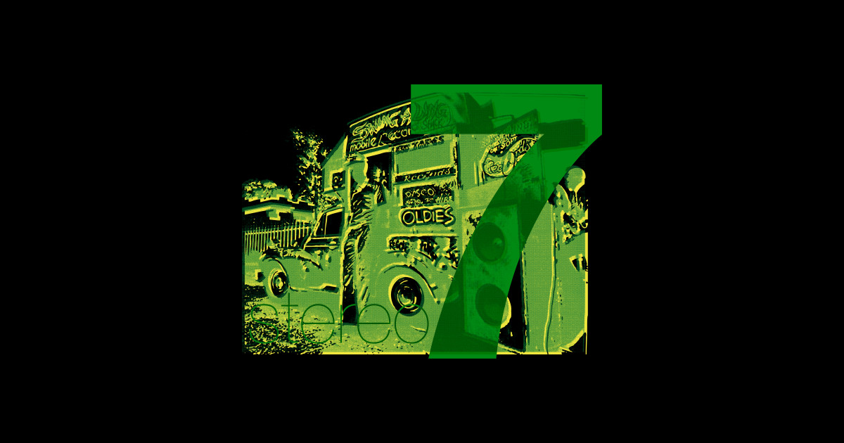 Studio 7 Sound System - Studio 7 Sound System Reggae Graphic - Sticker ...