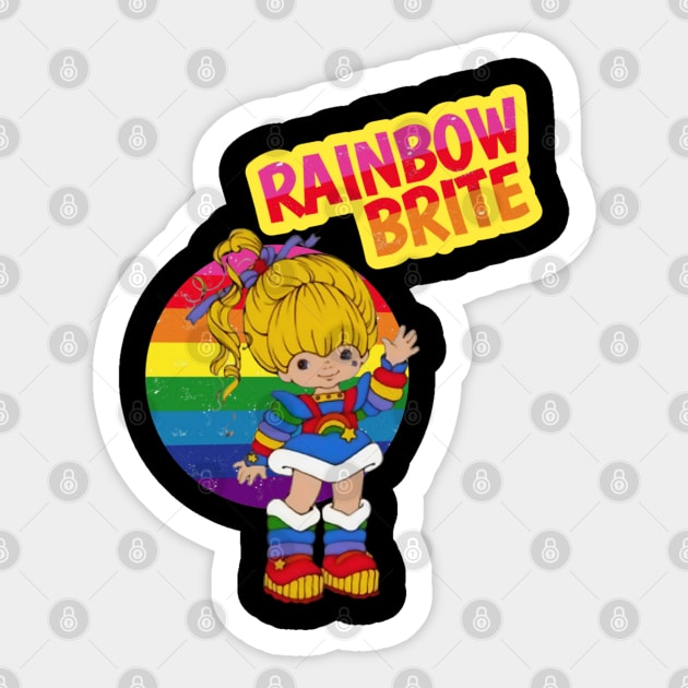 Rainbow brite t-shirt - Rainbow Brite - Sticker | TeePublic
