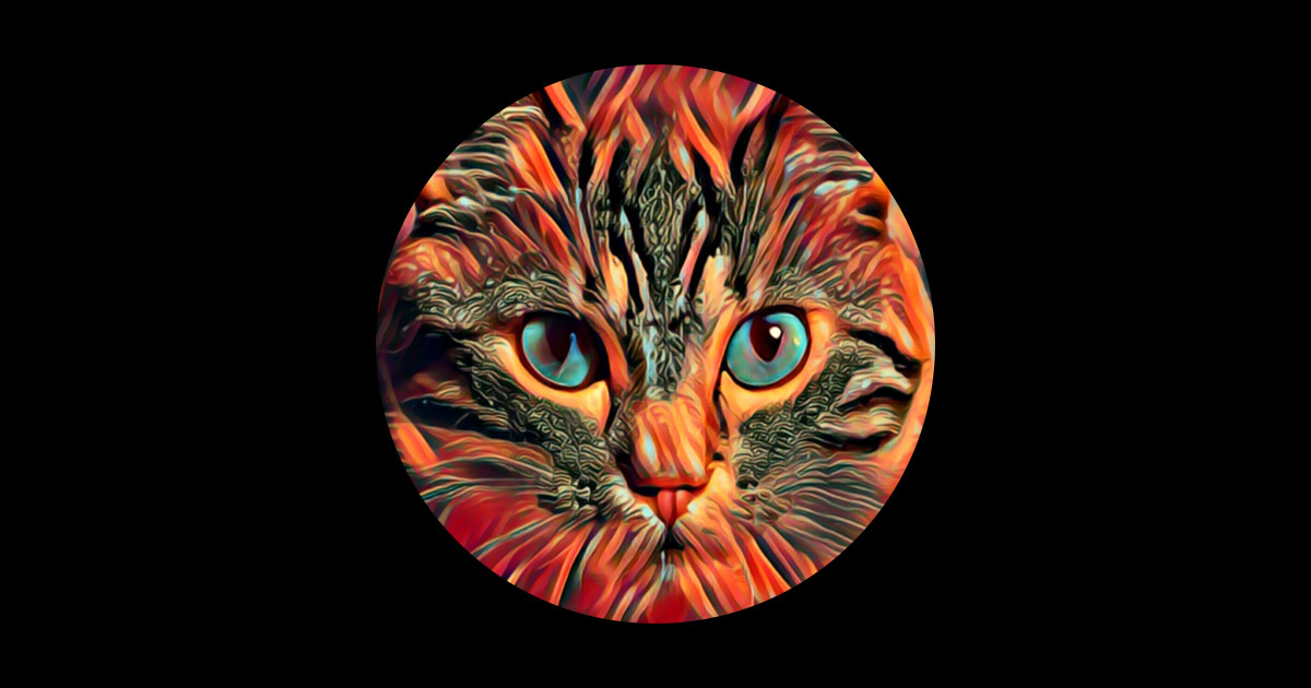 Adorable floppy cat - Adorable Floppy Cat - Sticker | TeePublic