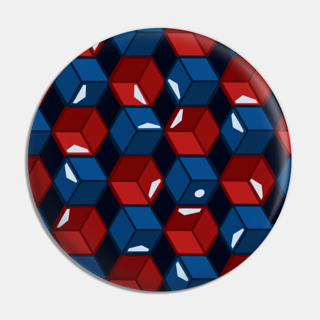 Beat Saber Note Blocks Pattern - Beat Saber - Pin | TeePublic