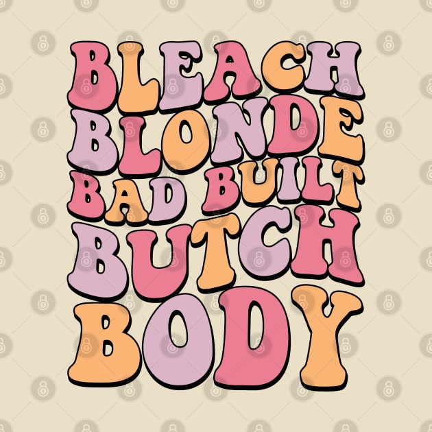 Bleach Blonde Bad Built Butch Body / Retro Style - Bleach Blonde Bad ...