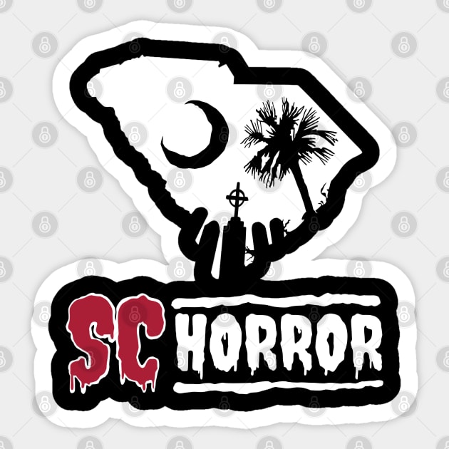 SC Horror Full Logo - Sc Horror - Sticker | TeePublic