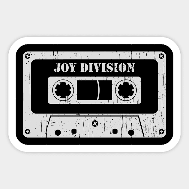 Joy Division - Vintage Cassette White - Joy Division - Sticker | TeePublic