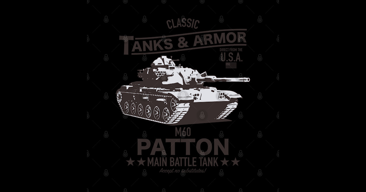 M60 Patton Tank - Classic American Tank - Posters and Art Prints ...