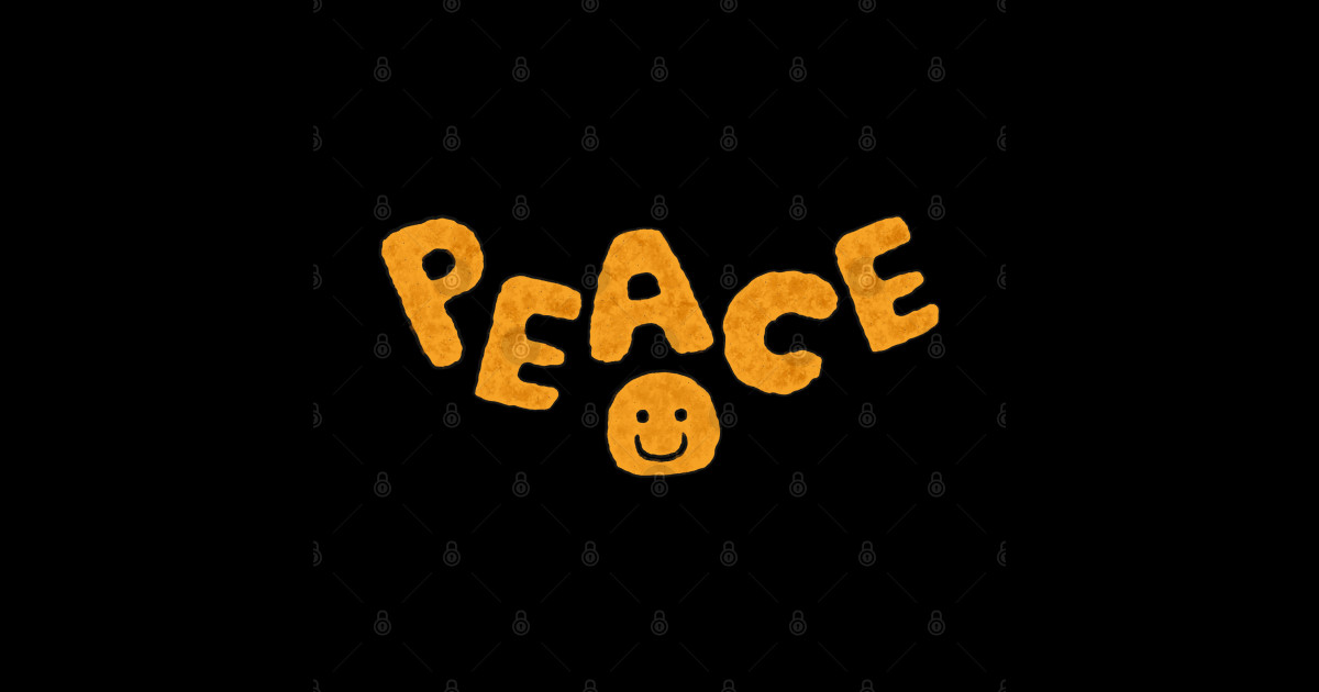 Chicken Nugget Peace Smile Cute Meme Funny Logo Food - Chicken Nugget ...