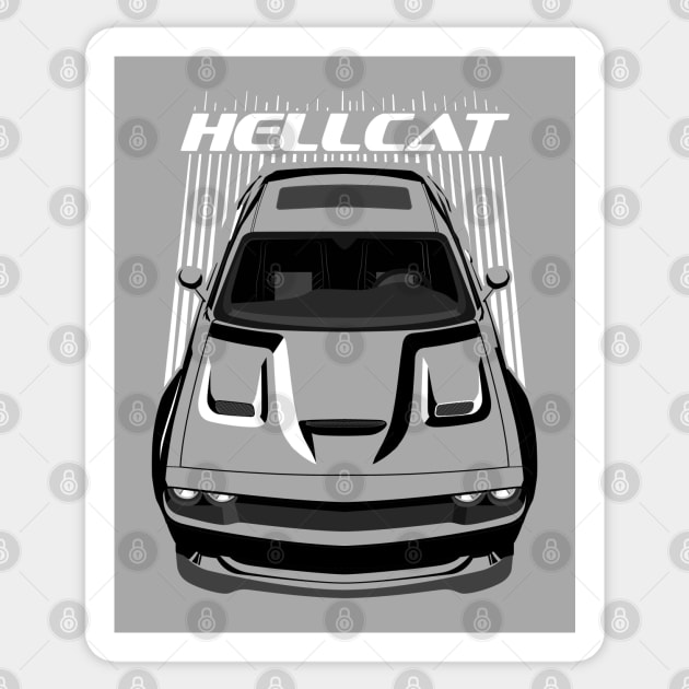 Challenger Hellcat - Bright Transparent/Multi Color - Hellcat - Sticker ...