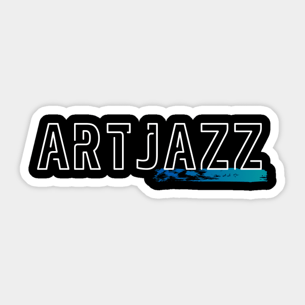 art jazz design - Jazz Lover - Sticker | TeePublic